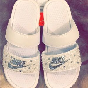 Nike | Shoes | Custom Nike Slides | Poshmark